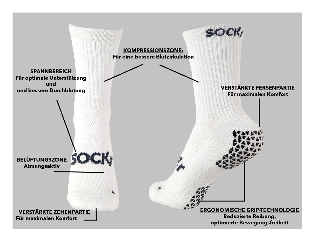 SOCKr GRIPSOCKEN 3er Pack